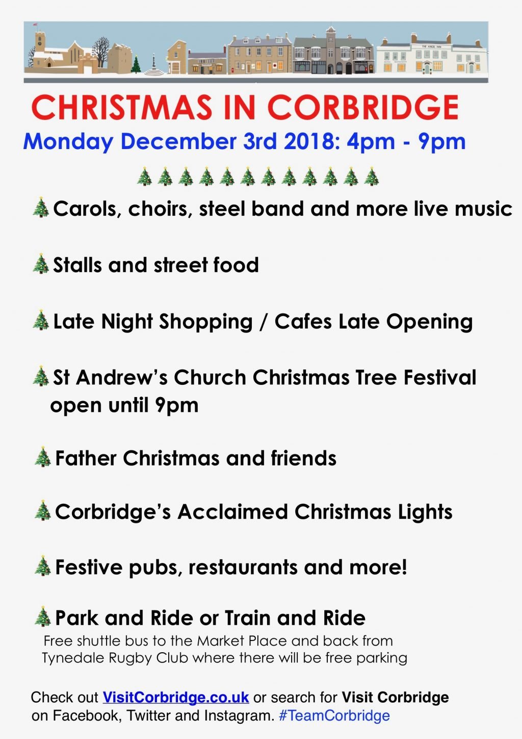 Christmas In Corbridge 2018 - Visit Corbridge